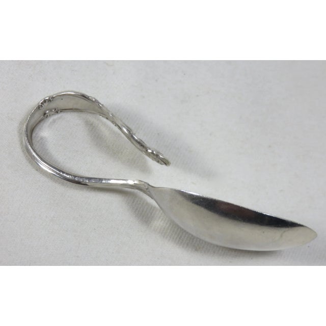 1910s Antique Sterling Silver Little Bo Peep Baby Spoon | Chairish