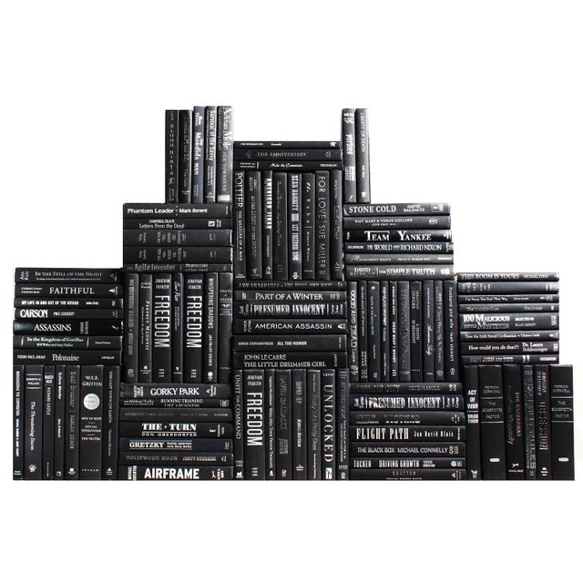 Modern Deco Book Wall : Set of One Hundred Decorative Books | Chairish