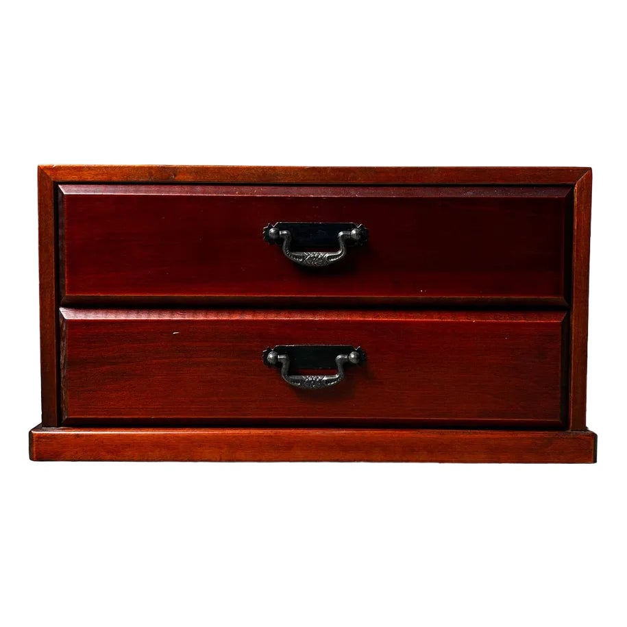 Small Japanese Wooden Box | Chairish