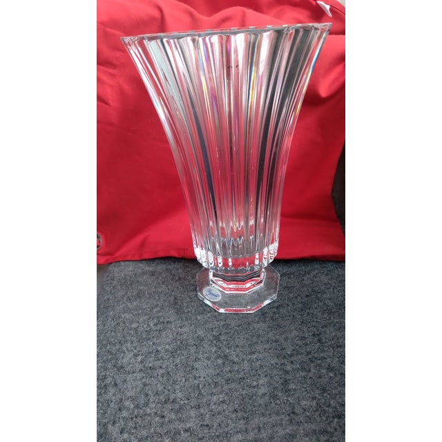 Luxury Rogaska Slovenian crystal vase legacy.in