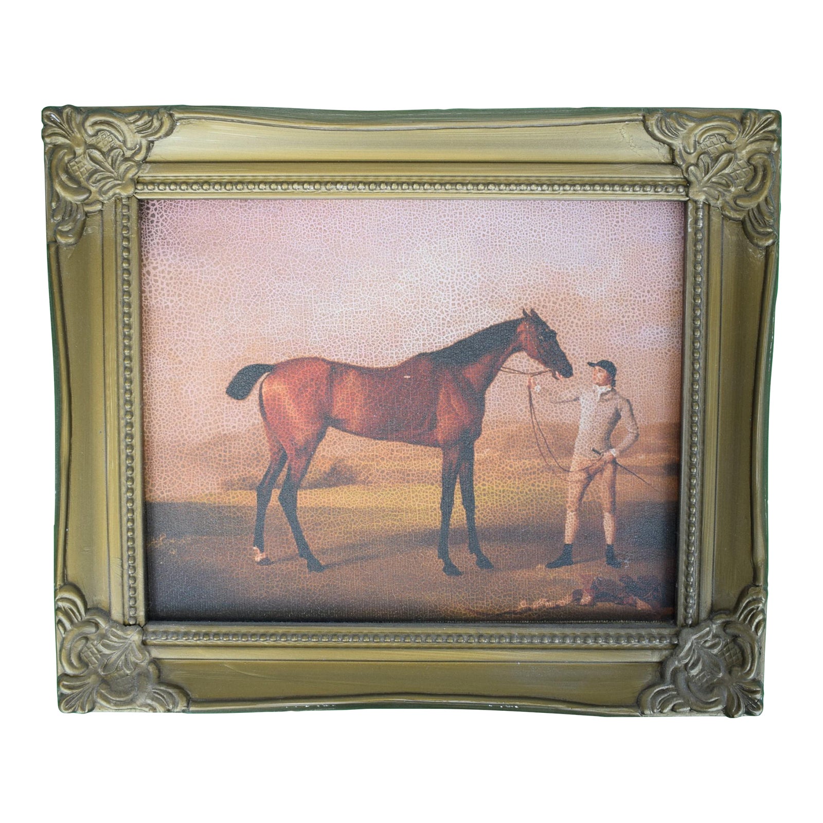 The Racehorse Molly Long Legs After George Stubbs Oleograph ...