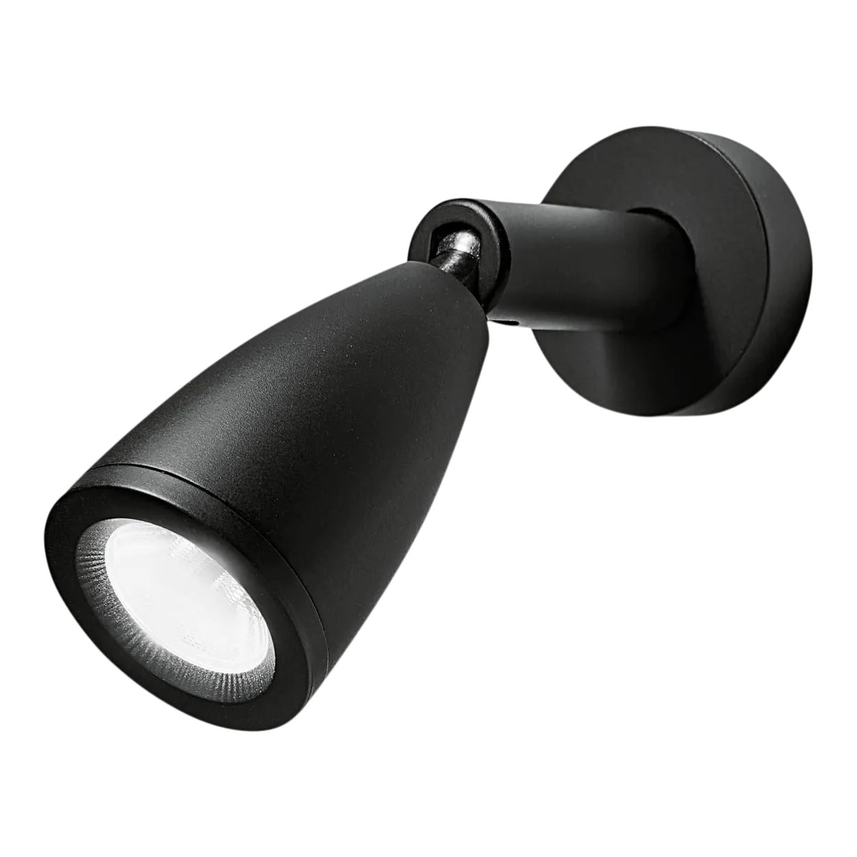 Satin Black Led Reading Light | Chairish