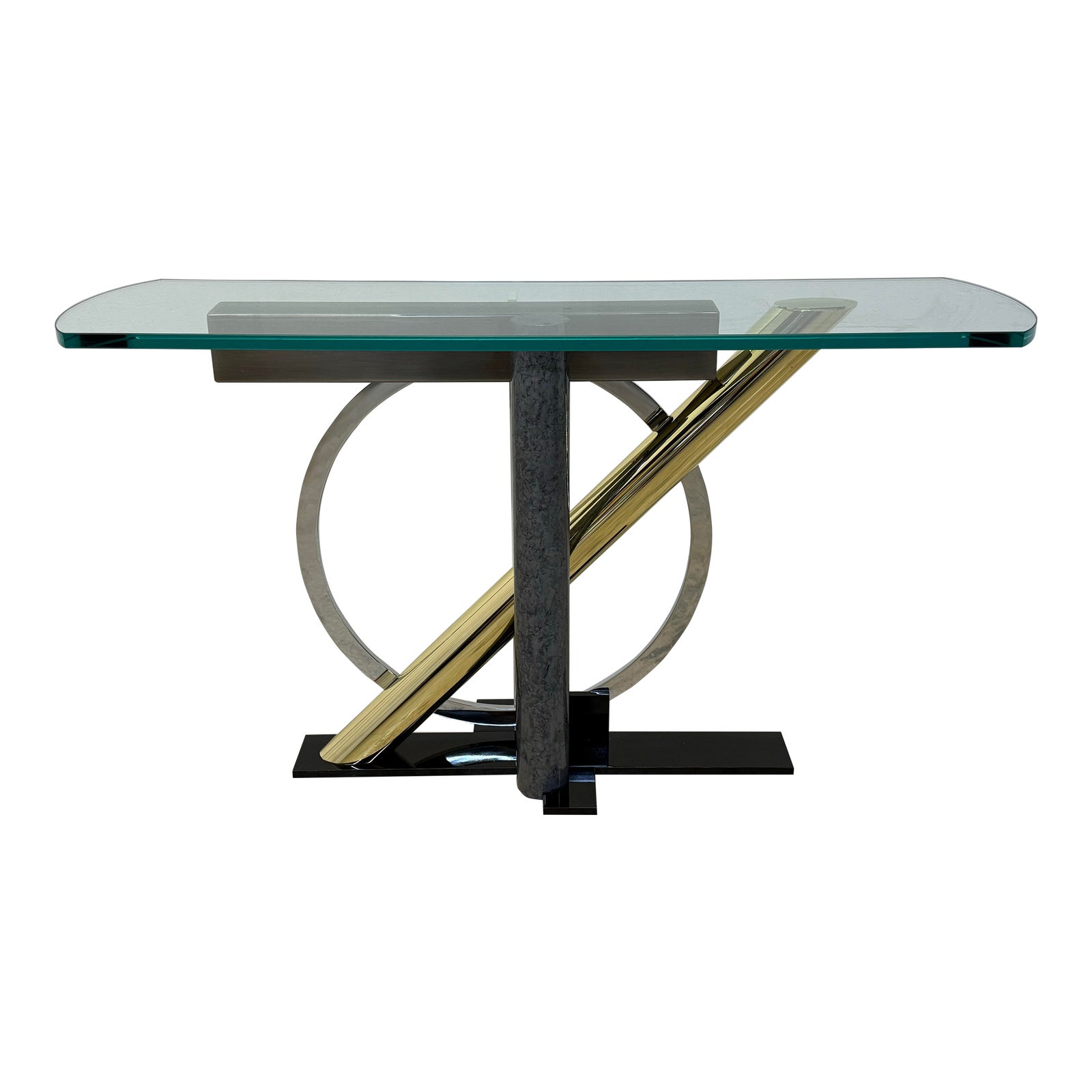 Kaizo Oto for Dia Postmodern Memphis Style Console Table | Chairish