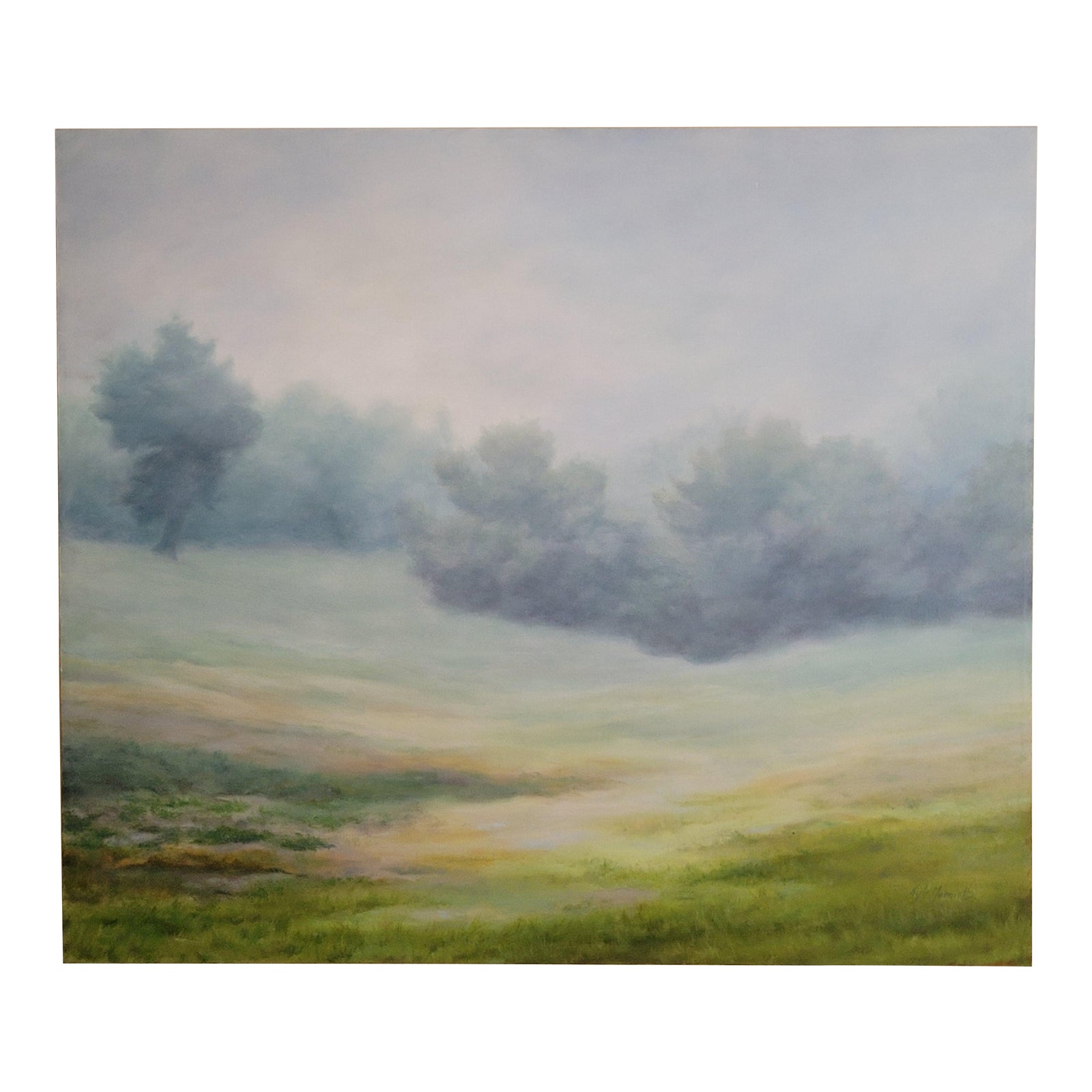 2000s Impressionist Style Landscape Oil Painting by Kyle Margiotta ...