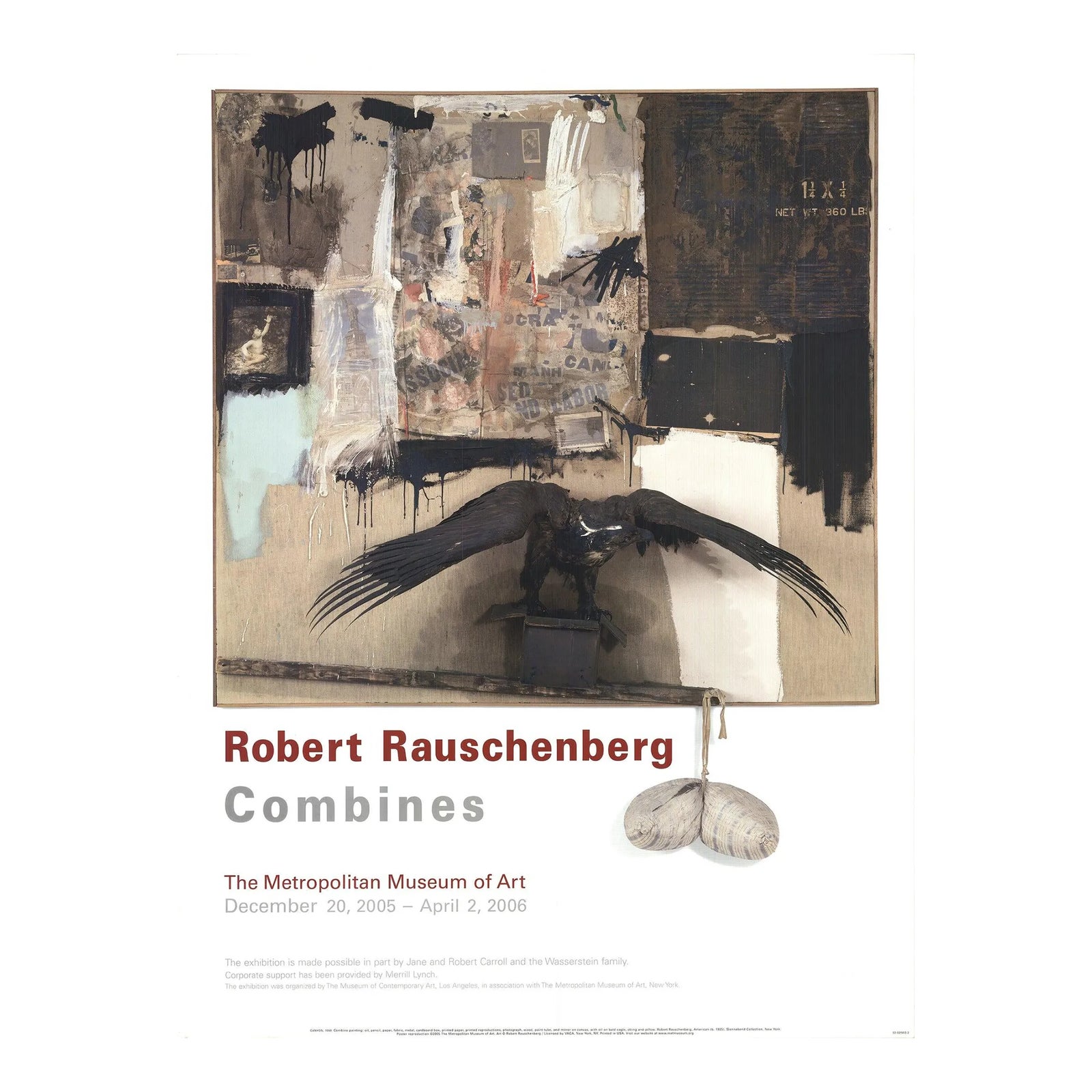 2005 Robert Rauschenberg 'Canyon' Pop Art USA Offset Lithograph | Chairish