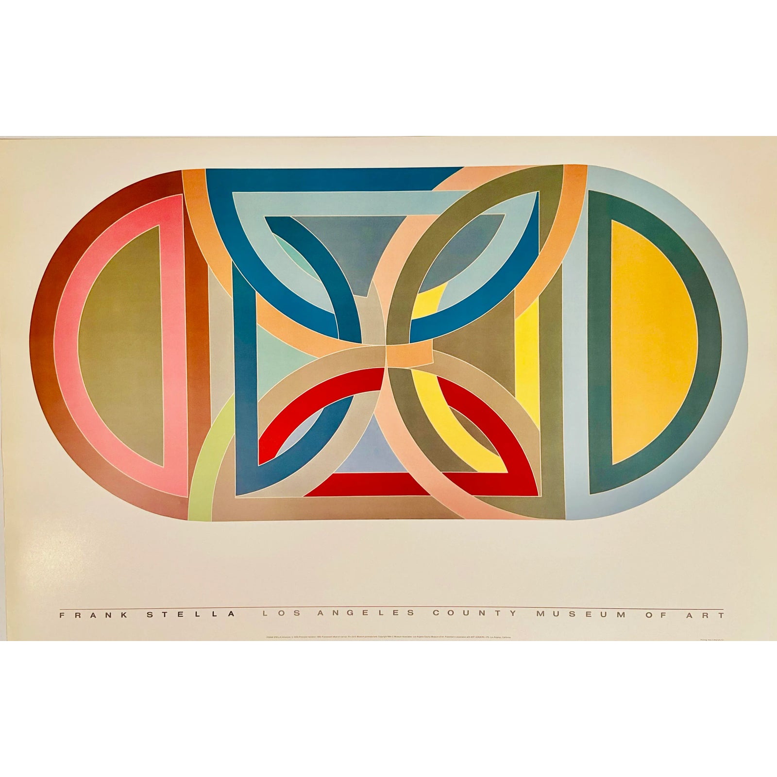 Frank Stella 1969 Los Angeles County Museum of Art Frank Stella Poster ...