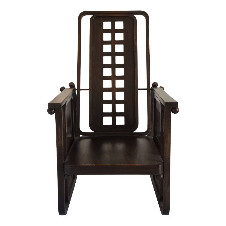 Sitzmaschine Chair by Josef Hoffmann | Chairish