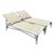 Vintage Pair of Pool Loungers or Day Beds With Bronze Frames | Chairish