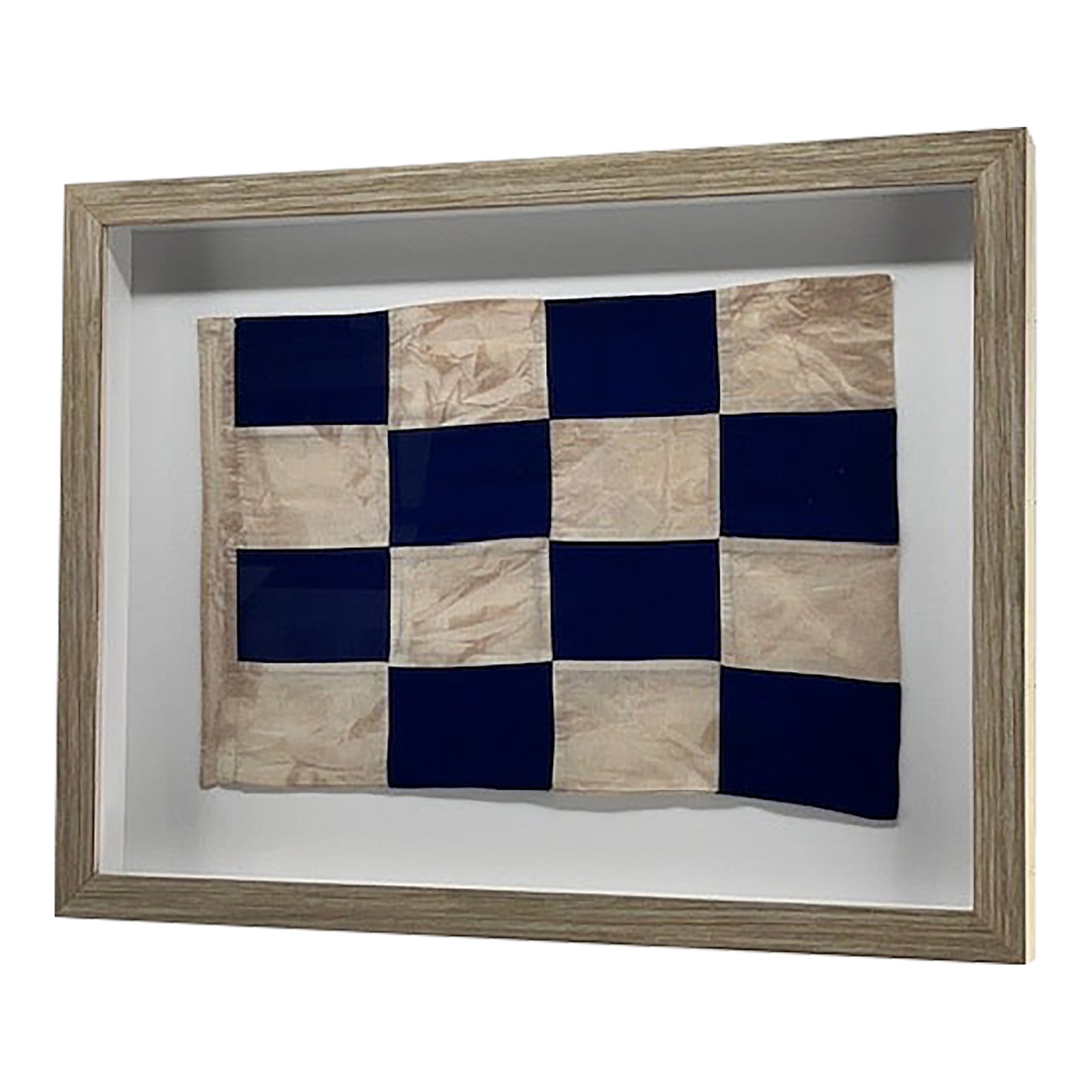 Coastal Wall Decor Letter "N" Framed Wall Art | Chairish