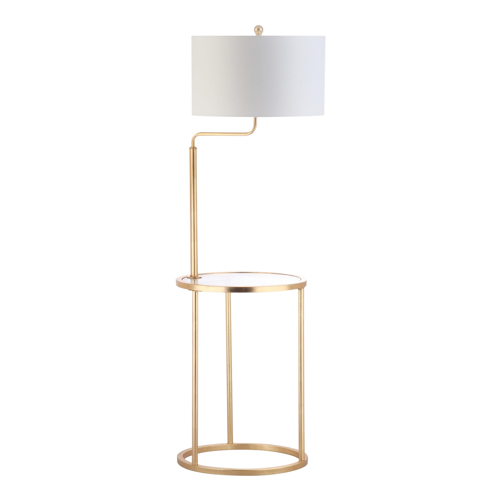 Modern Floor Lamp Side Table | Chairish