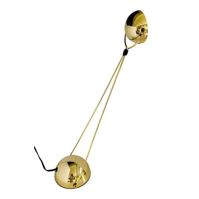 1980s Stephano Cevoli, Italian Modern Minimalist, ‘Meridiana’ Gold ...