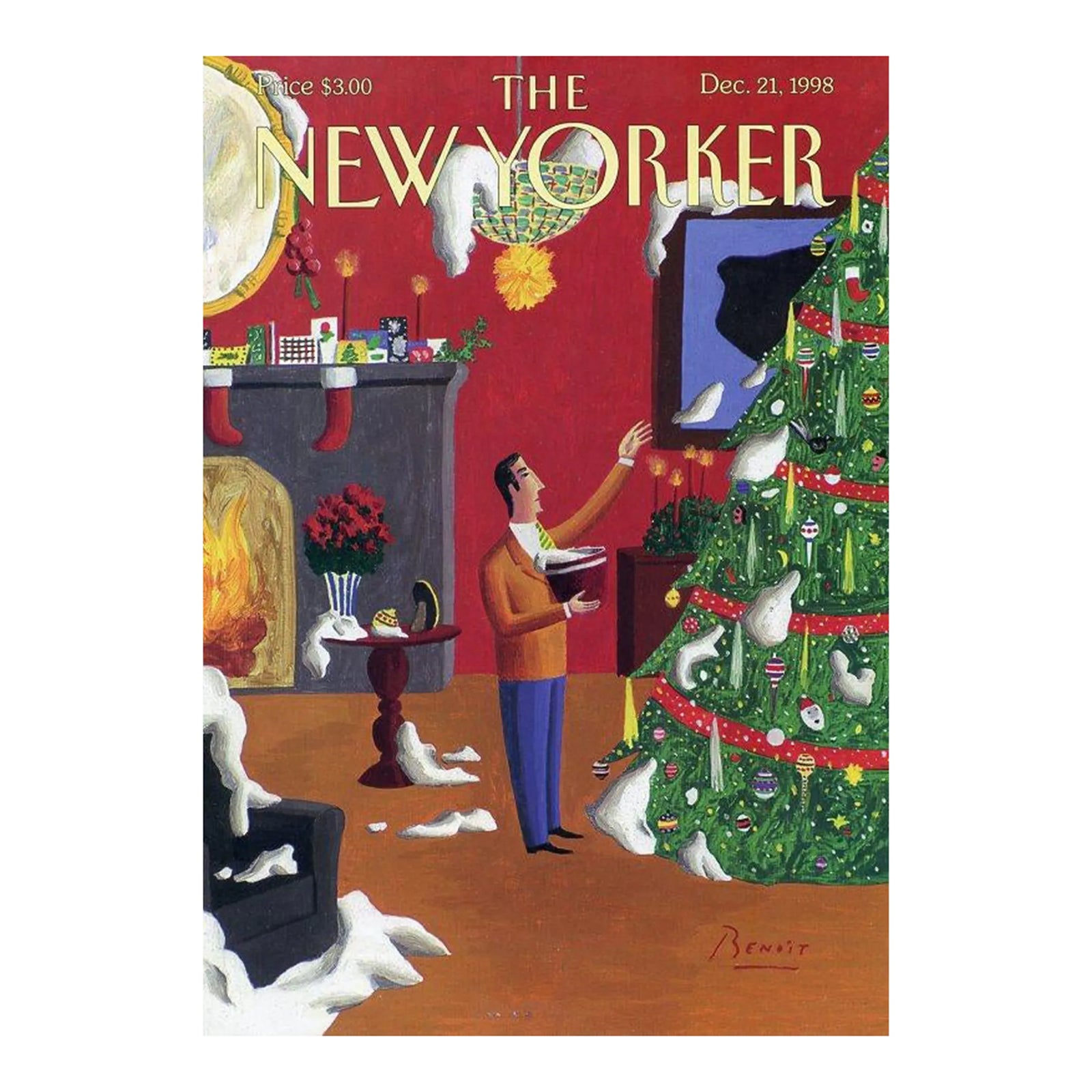 1998, New Yorker Magazine Cover, December 21 (Benoit Van Innis ...