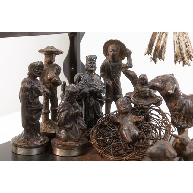 Jan Barboglio Noble Navidad Forged Iron Nativity Scene Contemporary ...