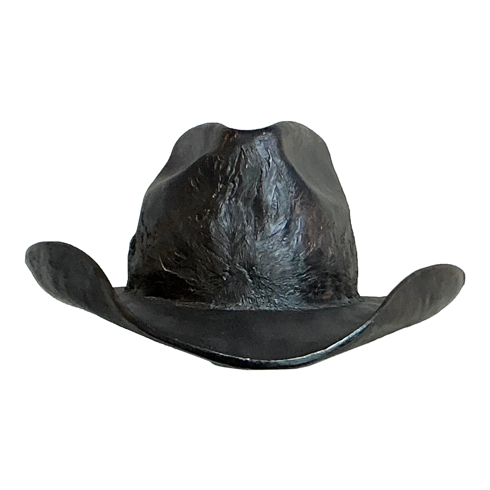 Vintage Boho Stetson Life Size Plaster Display Cowboy Hat | Chairish