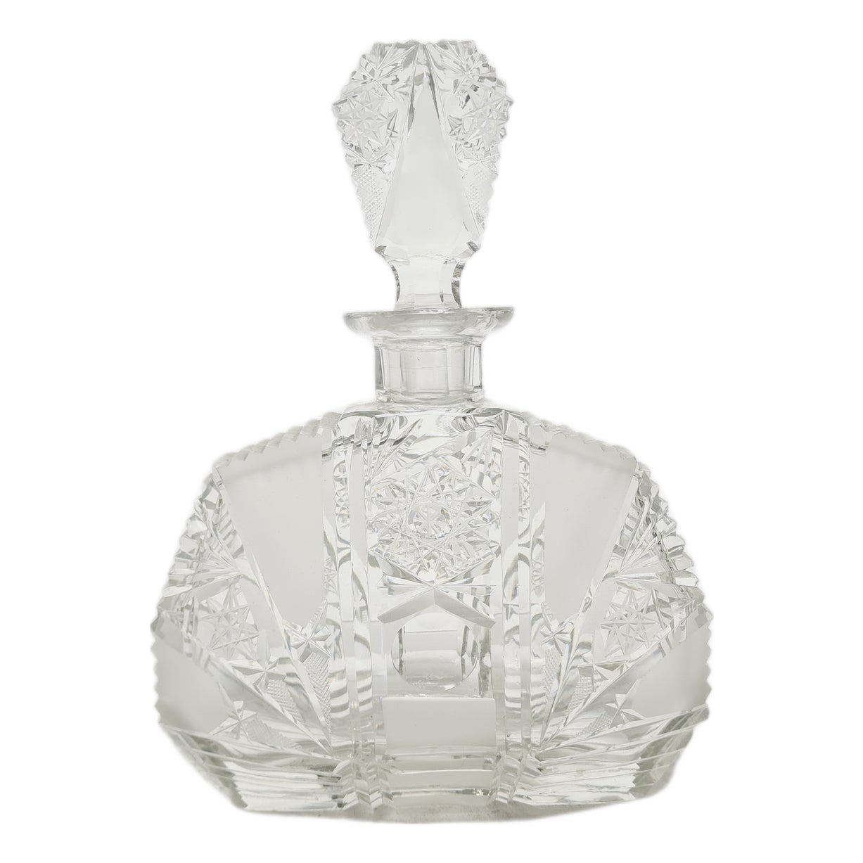 Art Deco Glass Water Carafe, Czechoslovakia, 1950s | Chairish
