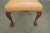 Custom Walnut Chippendale Style Ball & Claw Foot Bench | Chairish