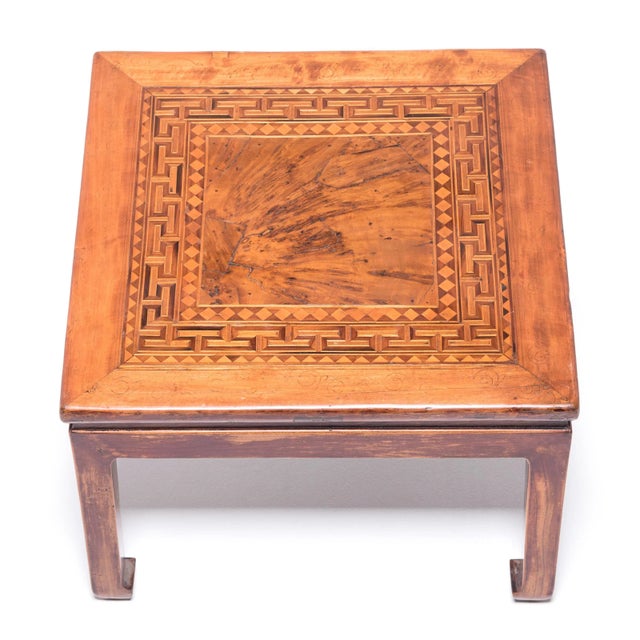 Mongolian Low Table With Marquetry Inlay, Century 1900 | Chairish