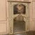 19th Century French Louis XV Painted Trumeau Mirror | Chairish