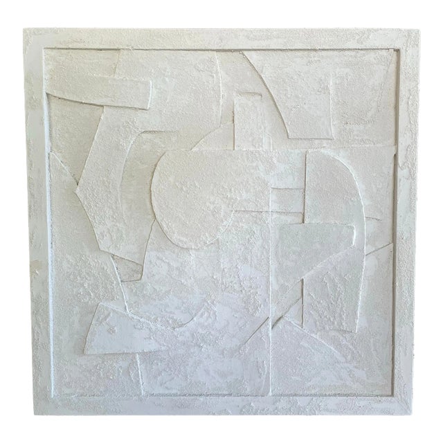 Cubist Plaster Relief | Chairish