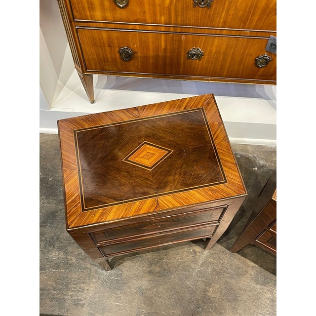 Pair of Italian Neo-Classical Side Tables | Chairish