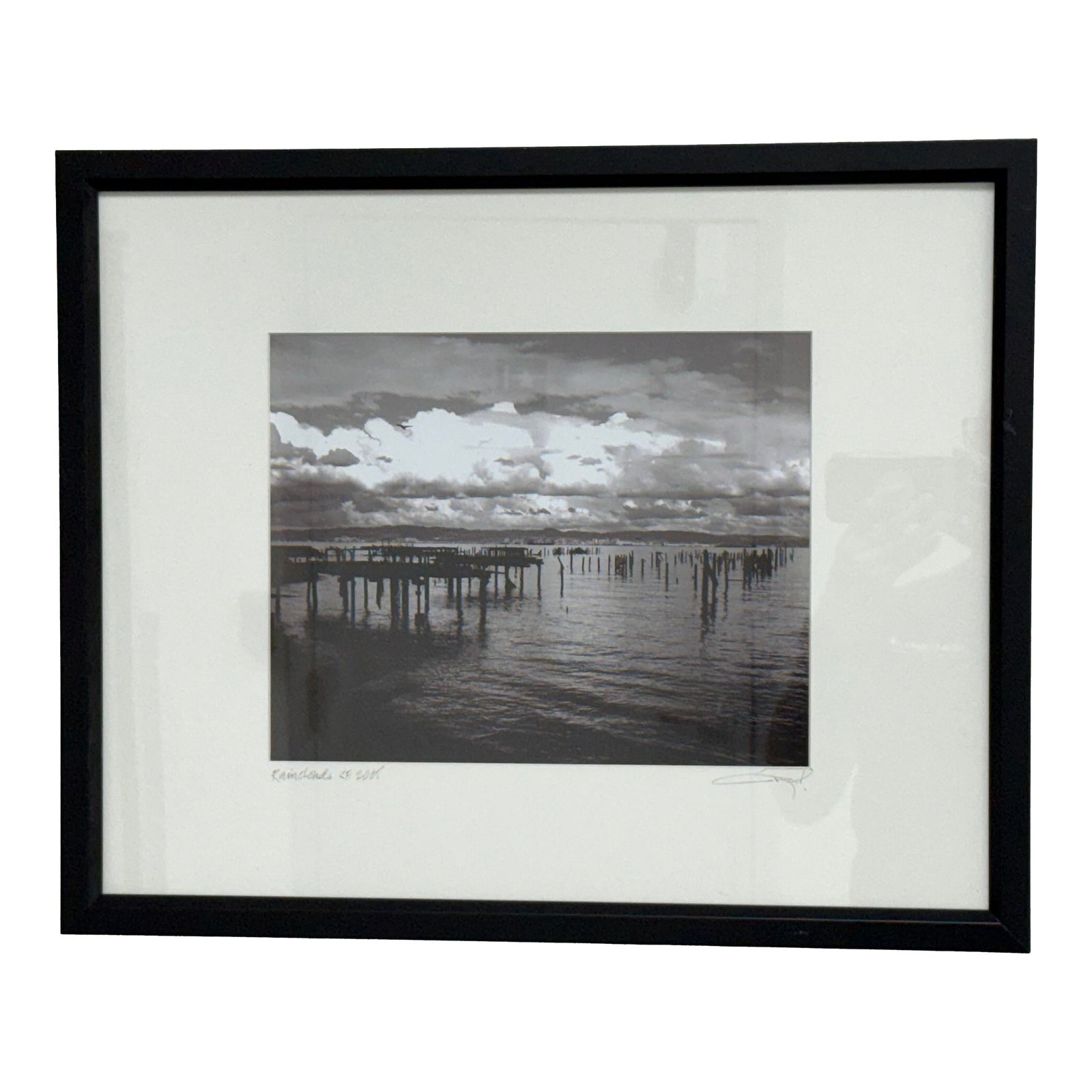 Circa 2005 Ravi Anand " Rainclouds Sf" Framed Photograph + Signed ...
