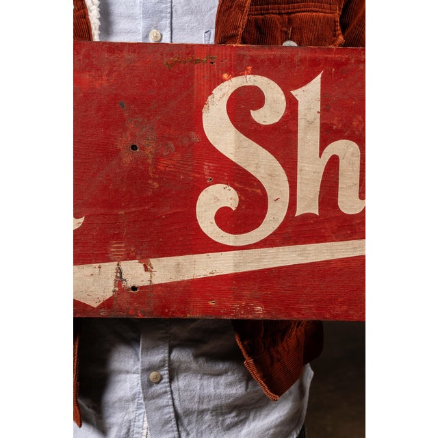 Early 20th Century Wooden Burma-Shave Advertising Sign | Chairish