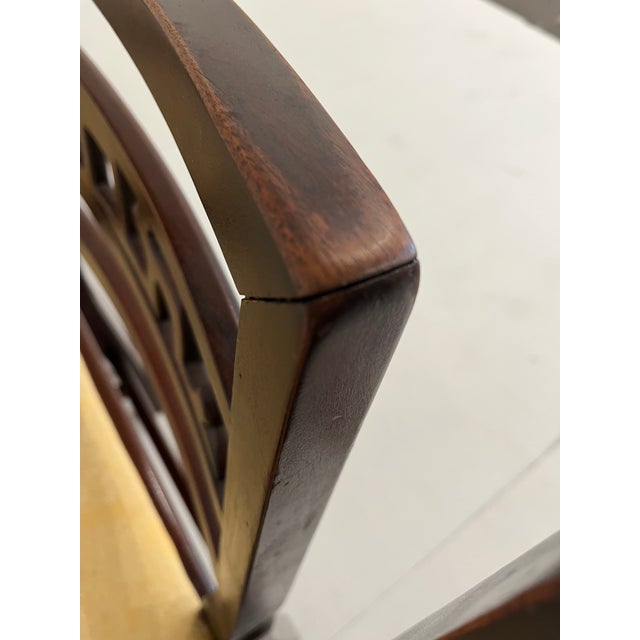 Mid Century Baker Furniture Chinoiserie Greek Key Dining Chairs- Set of ...