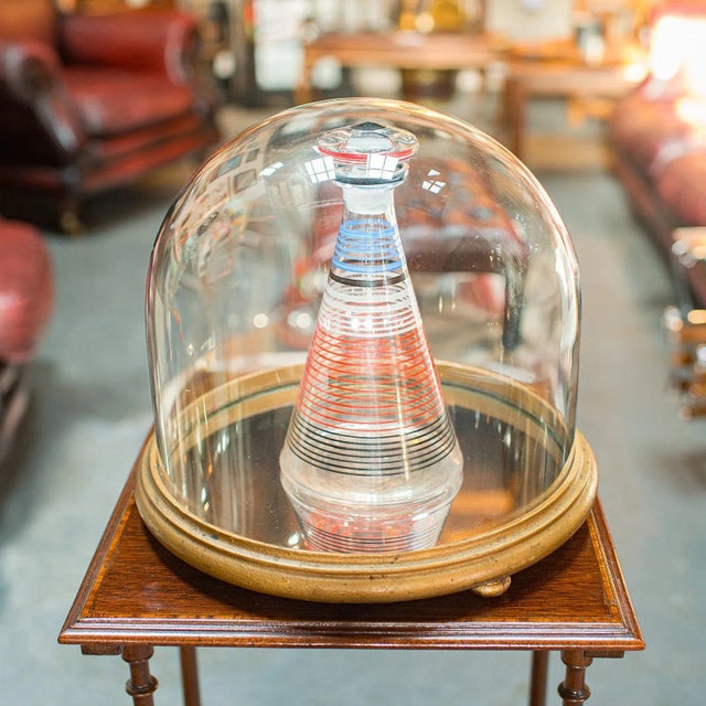 1880's Antique Victorian English Mirrored Display Dome | Chairish