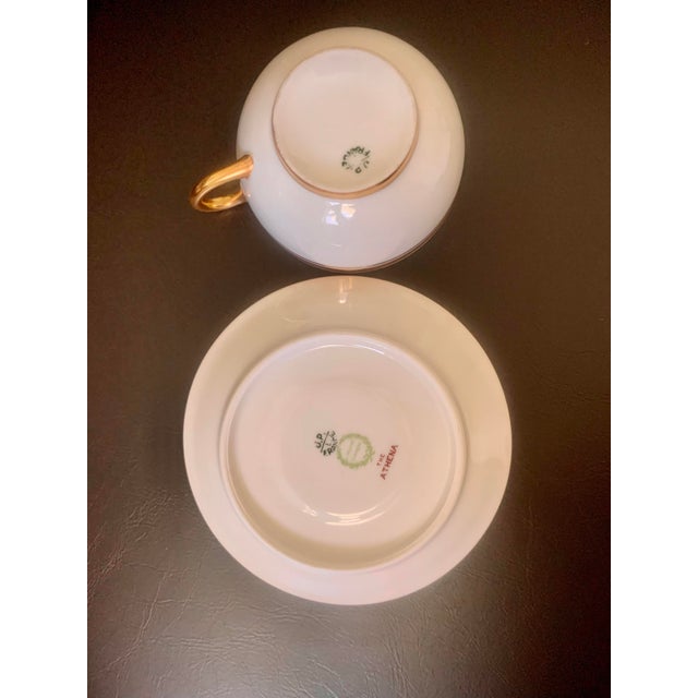 Late 19th Century Limoges Jean Pouyat China Cup & Saucer in ‘The Athena ...