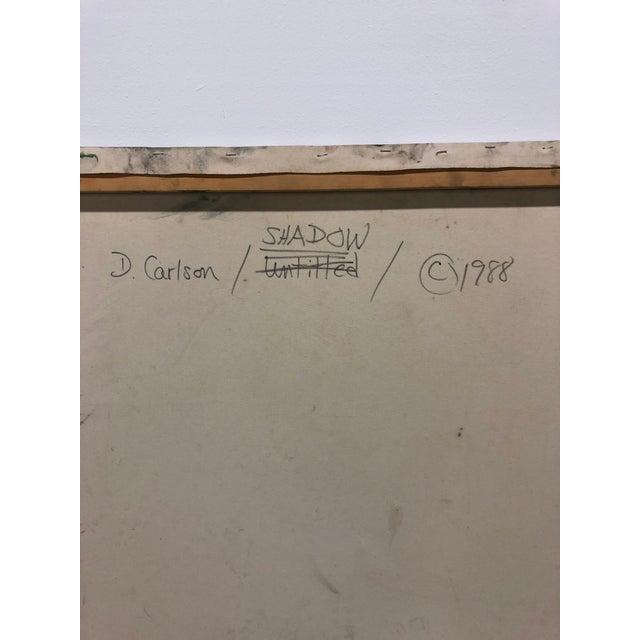 Oversized Original Mixed Media on Canvas Blue & Black Abstract Painting ...