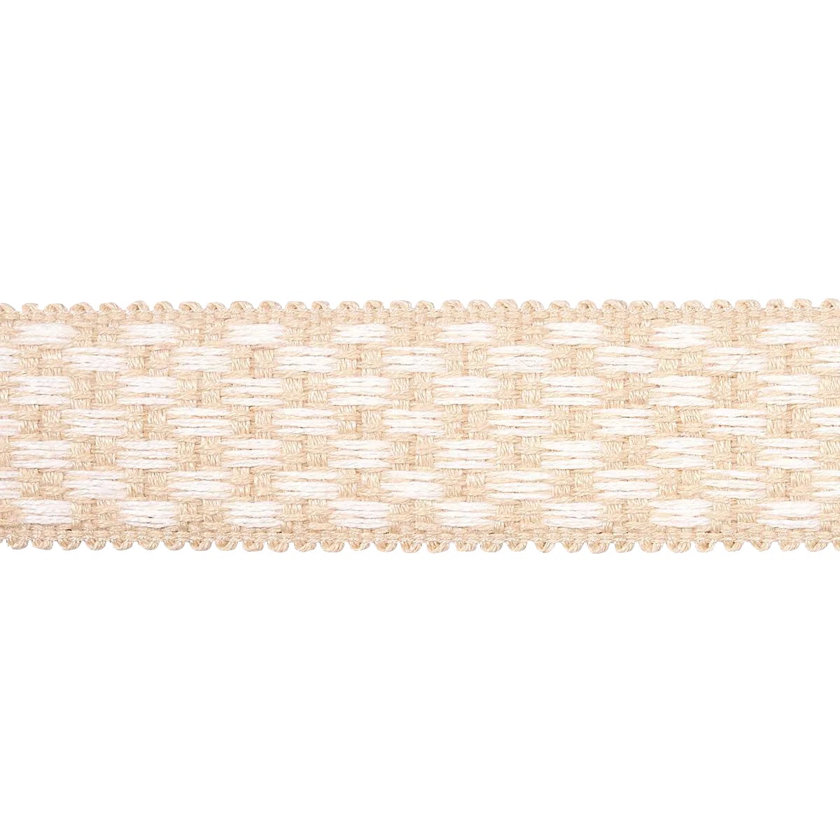 Sample - Schumacher Crawford Check Tape Medium in Coffee | Chairish
