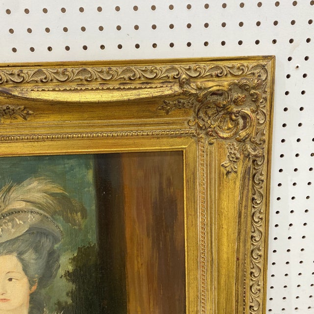 Early 20th Century French Aristocrat Woman Portrait Painting Unknown ...