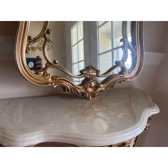 Mid 20th Century Hollywood Regency Union City Mirror and Table Company ...