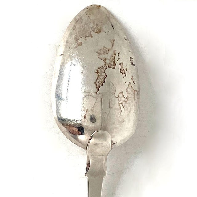 1824 English Richard Poulden Georgian Sterling Silver Serving Spoon ...