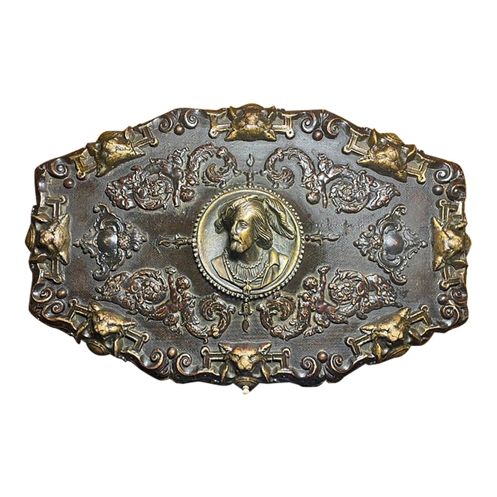 19th Century Extremely Ornate Humidor | Chairish