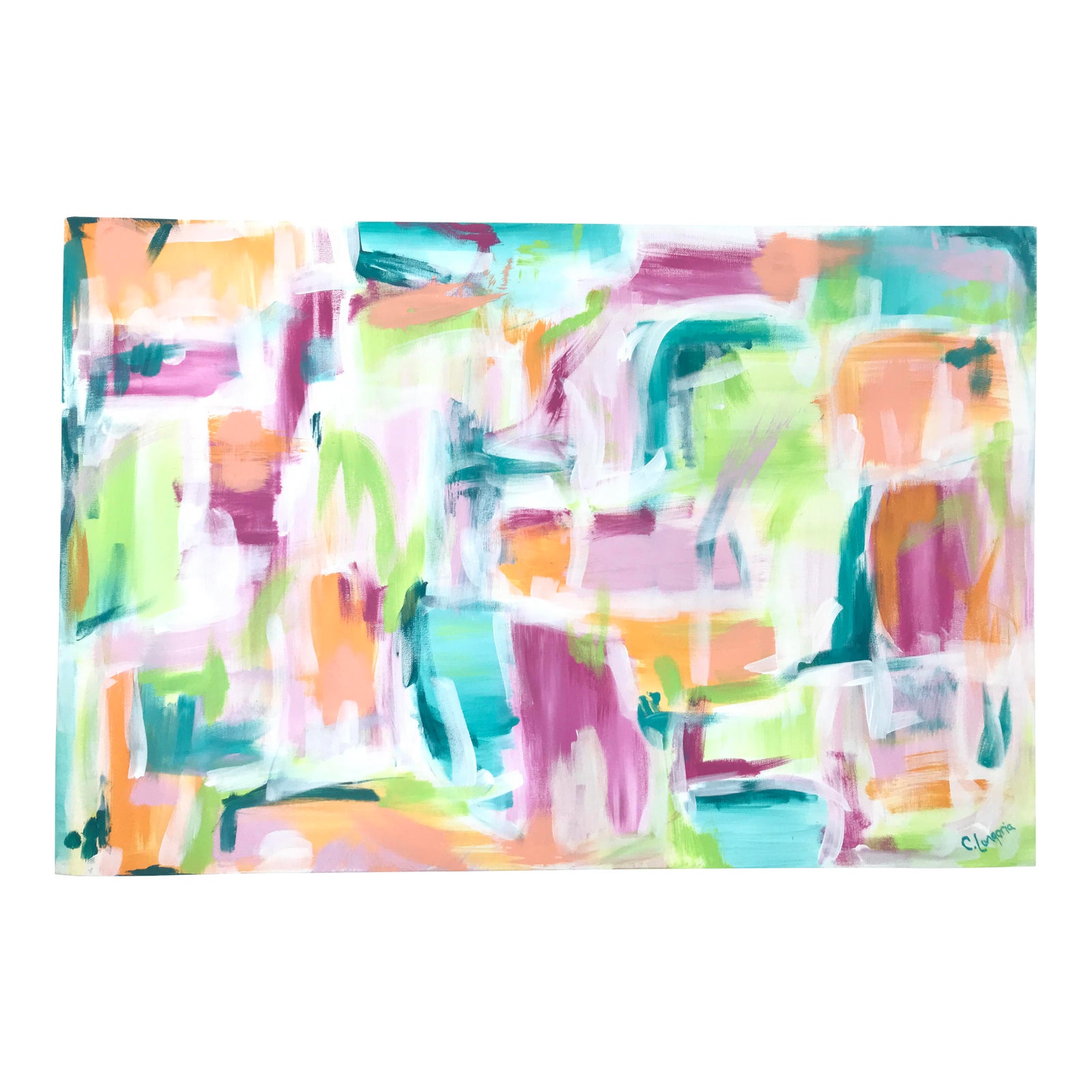 Christina Longoria “Melbourne” Original Painting | Chairish