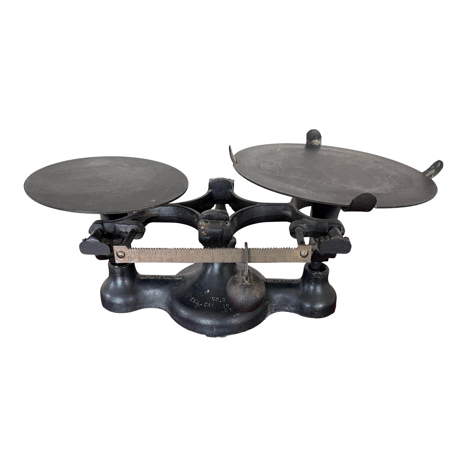 Antique Detecto Balace Scale Cast Iron 10lb | Chairish