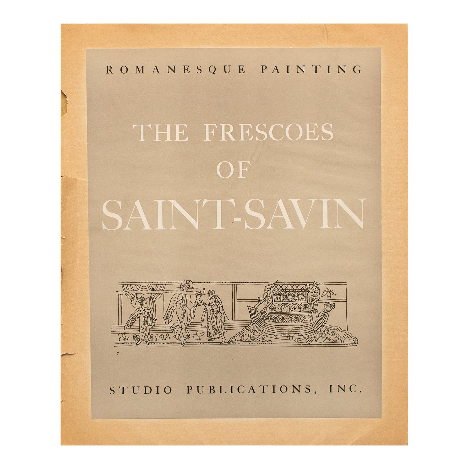 The Frescos of Saint-Savin, 1944 Art Book With 20 Full-Color Inserted Prints | Chairish