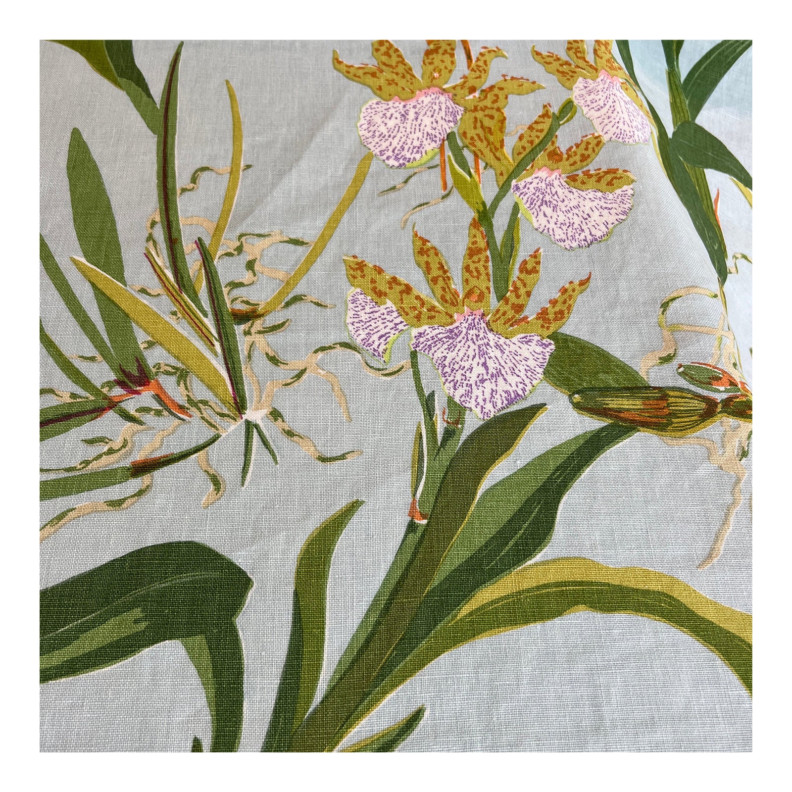 Raoul Textiles Calypso Linen Fabric- 2 Yards | Chairish