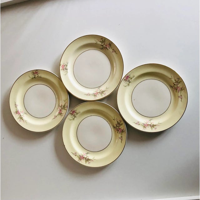 Vintage Cronin China Company Floral Design Bread Plates- Set of 4 ...