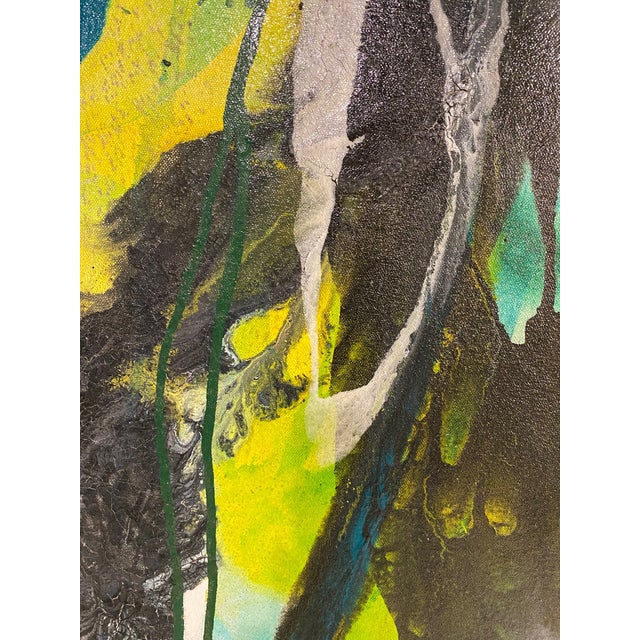 Mid 20th Century Original Abstract Acrylic Painting by Gene Stark ...