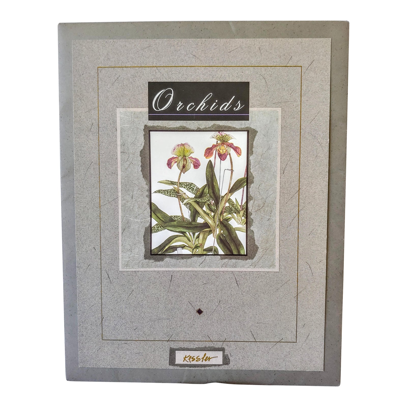 Vintage Pam Kessler Watercolor Orchid Prints Packet, 222 Out of 500 ...