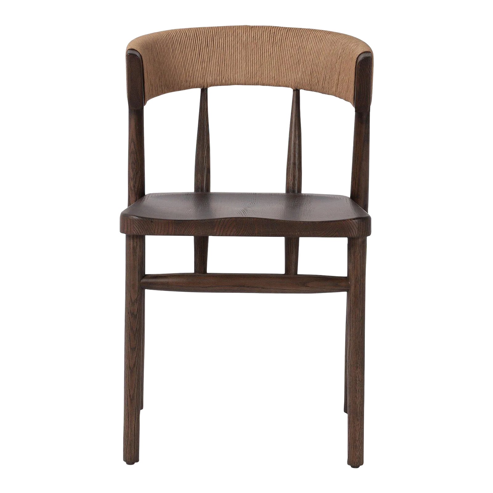 Four Hands Buxton Dining Chair - Natural Paper Rush | Chairish
