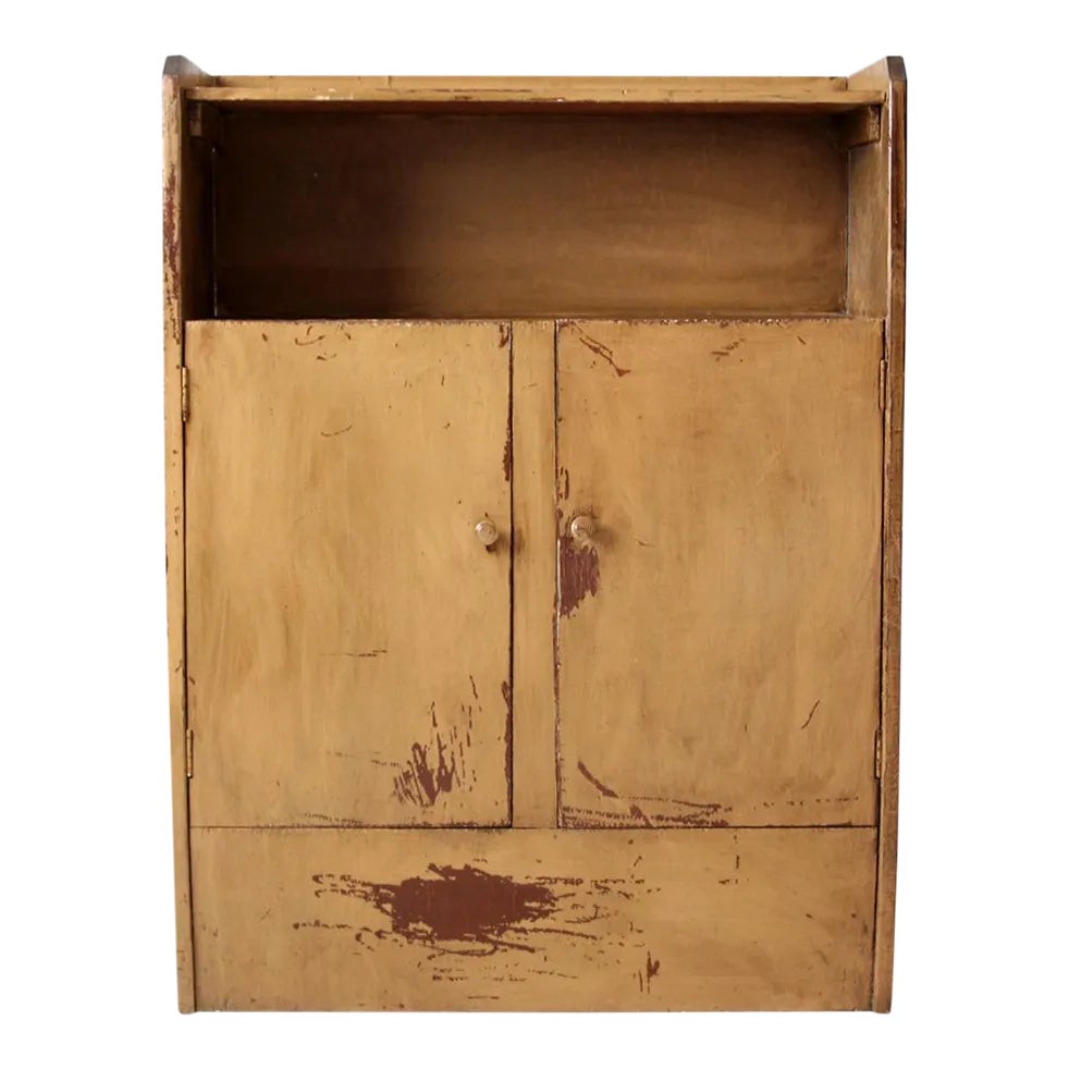 Antique Primitive Cabinet | Chairish