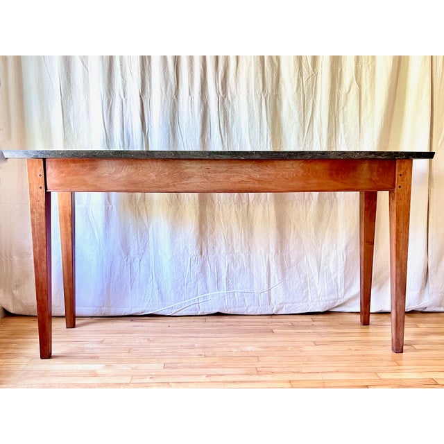 Shackleton Thomas Stone Top Console Table | Chairish