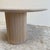 Custom White Oak Reeded Base Dining Table | Chairish