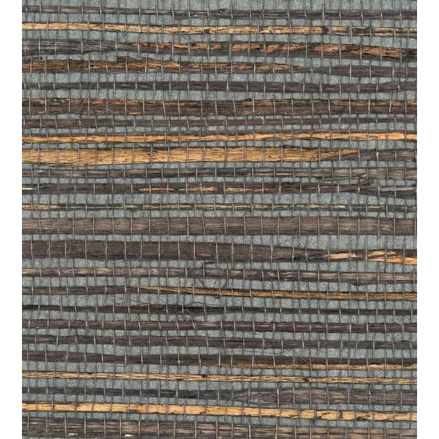 Sample - The House of Scalamandré Beach Haven Wallcovering, Charcoal ...