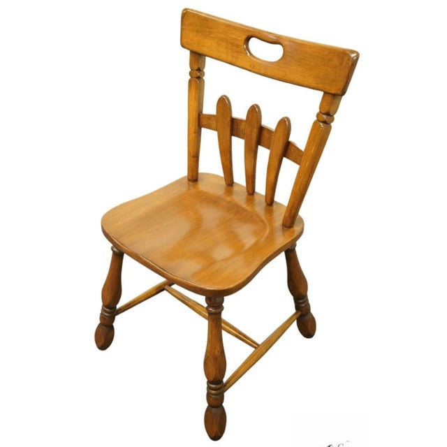 Betty Draper 'Mad Men' Maple Breakfast Room Chairs by Willett Furniture ...
