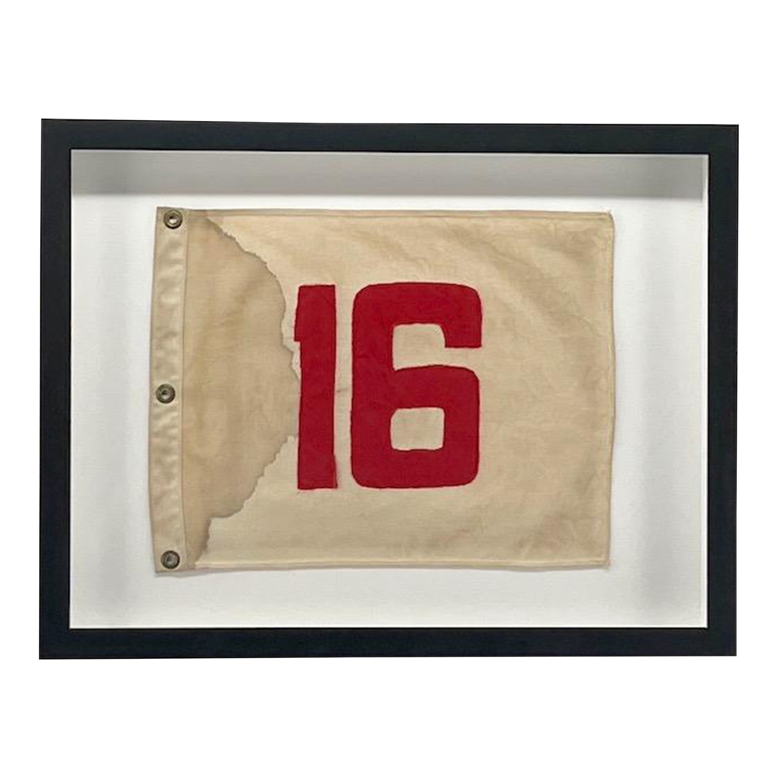 Vintage Golf Hole Pin Flag | Chairish