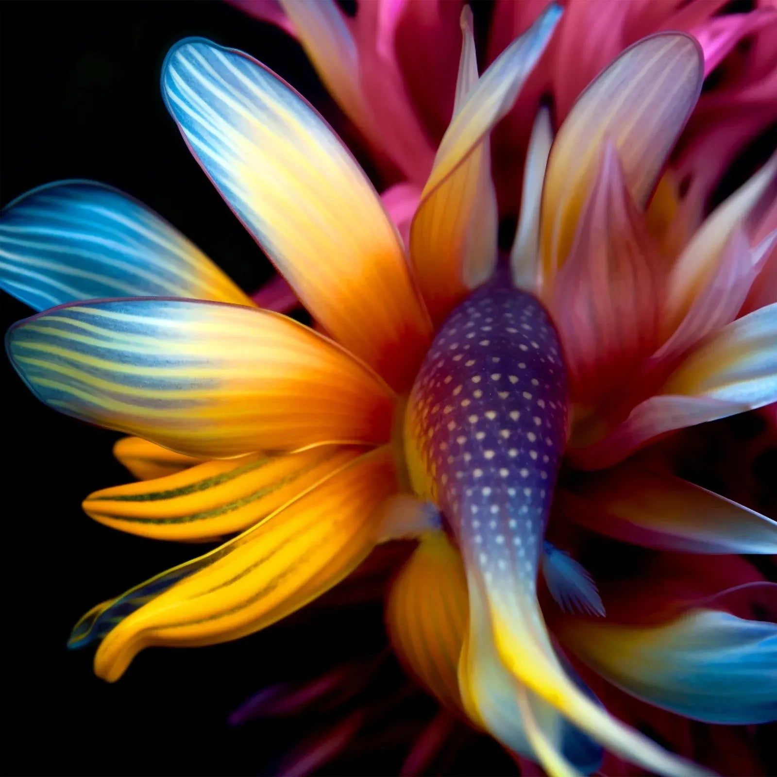 "Betta Flowers 2" Original Still Life Botanical and Fish Photograph by ...